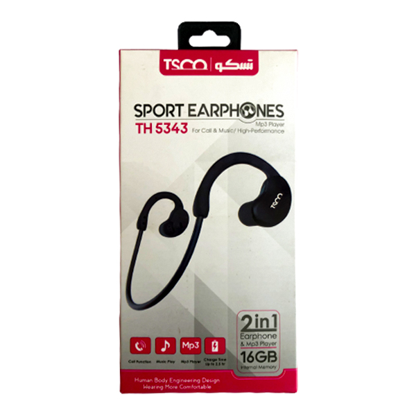 هدفون بلوتوث گردنی تسکو مدل TH 5343 16GB | بهیران