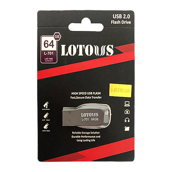 خرید،قیمت و مشخصات فلش مموری 64G لوتوس مدل L701 | بهیران
