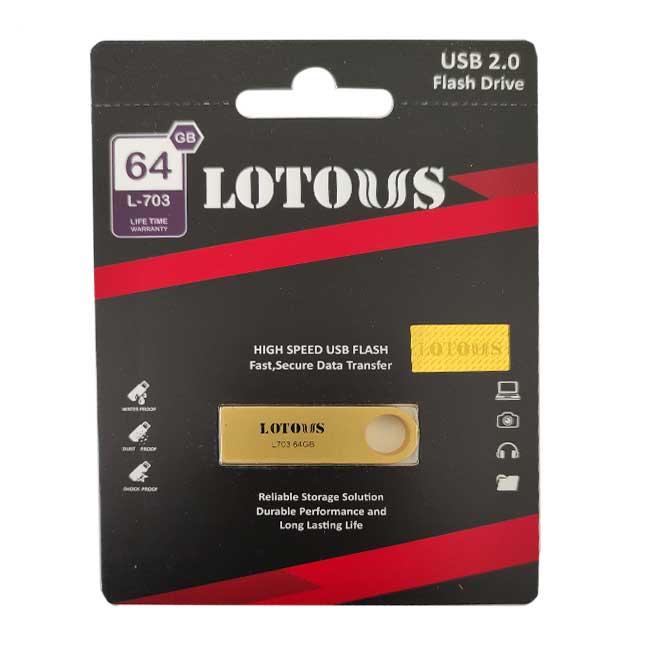 مشخصات ،قیمت و خرید فلش مموری 64G لوتوس مدل L703