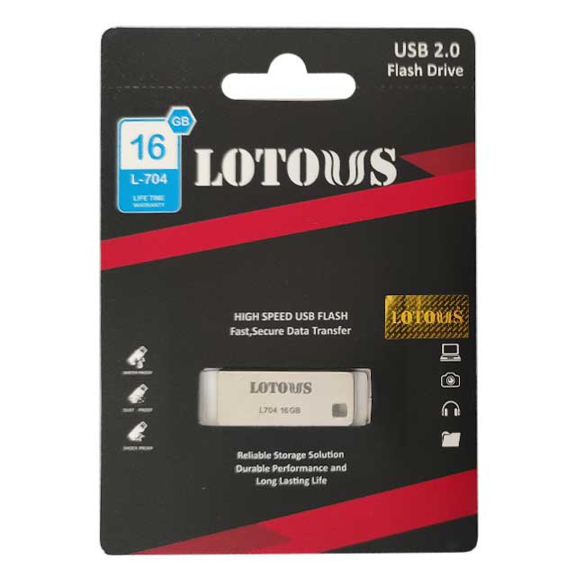 مشخصات ،قیمت و خرید فلش مموری 16G لوتوس مدل L-704