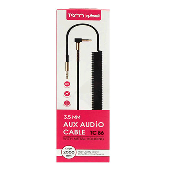 کابل AUX تسکو مدل TC 86 طول 1 متر | بهیران