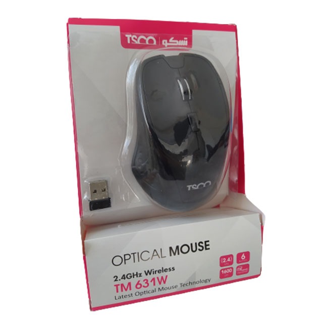 مشخصات ،قیمت و خرید ماوس بی سیم تسکو مدل TM 631 W