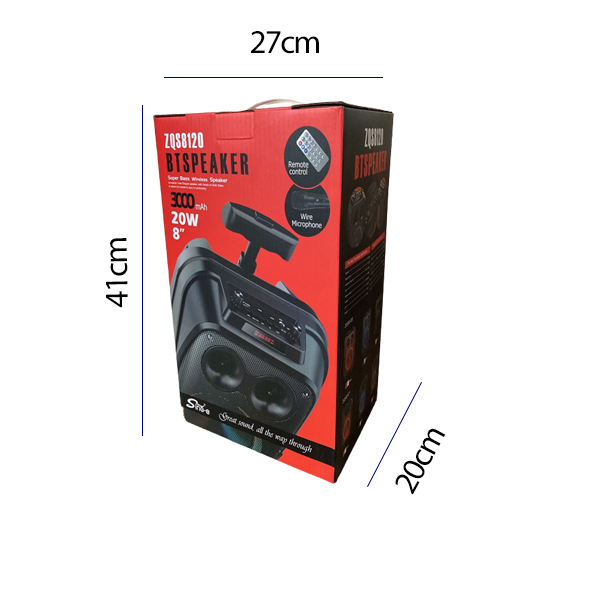 اسپیکر پرتابل ZQS 8120 | بهیران