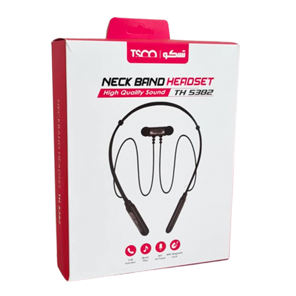 خرید،قیمت و مشخصات هدفون بلوتوث گردنی تسکو مدل TH 5382 | بهیران