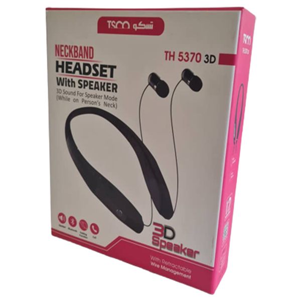 مشخصات ،قیمت و خرید هدفون بلوتوث گردنی تسکو مدل TH 5370 3D