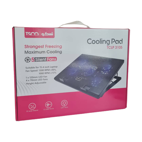 خرید،قیمت و مشخصات پایه خنک کننده تسکو مدل TCLP 3105 F5 | بهیران