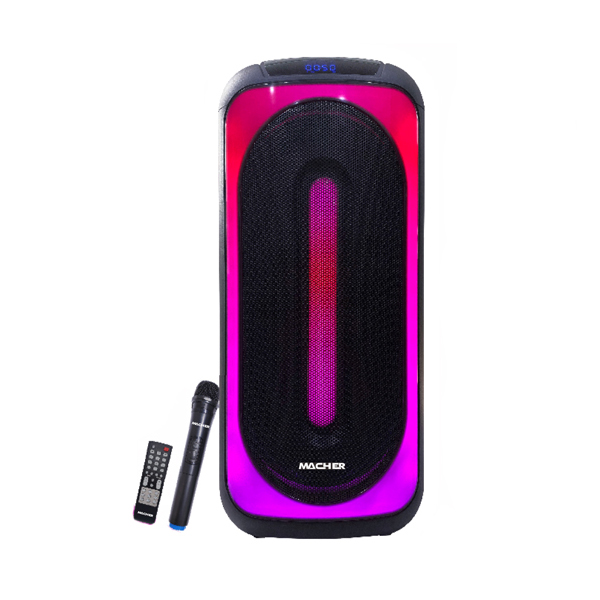 اسپیکر پارتی باکس مچر مدل MR-1900 2*8 با میکروفون | بهیران