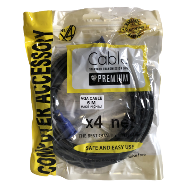 مشخصات ،قیمت و خرید کابل VGA ایکس 4NET طول5متر